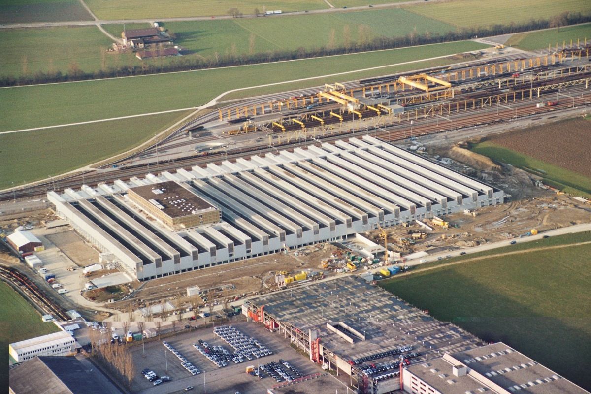 Die Post Briefzentren Eclépens und Härkingen